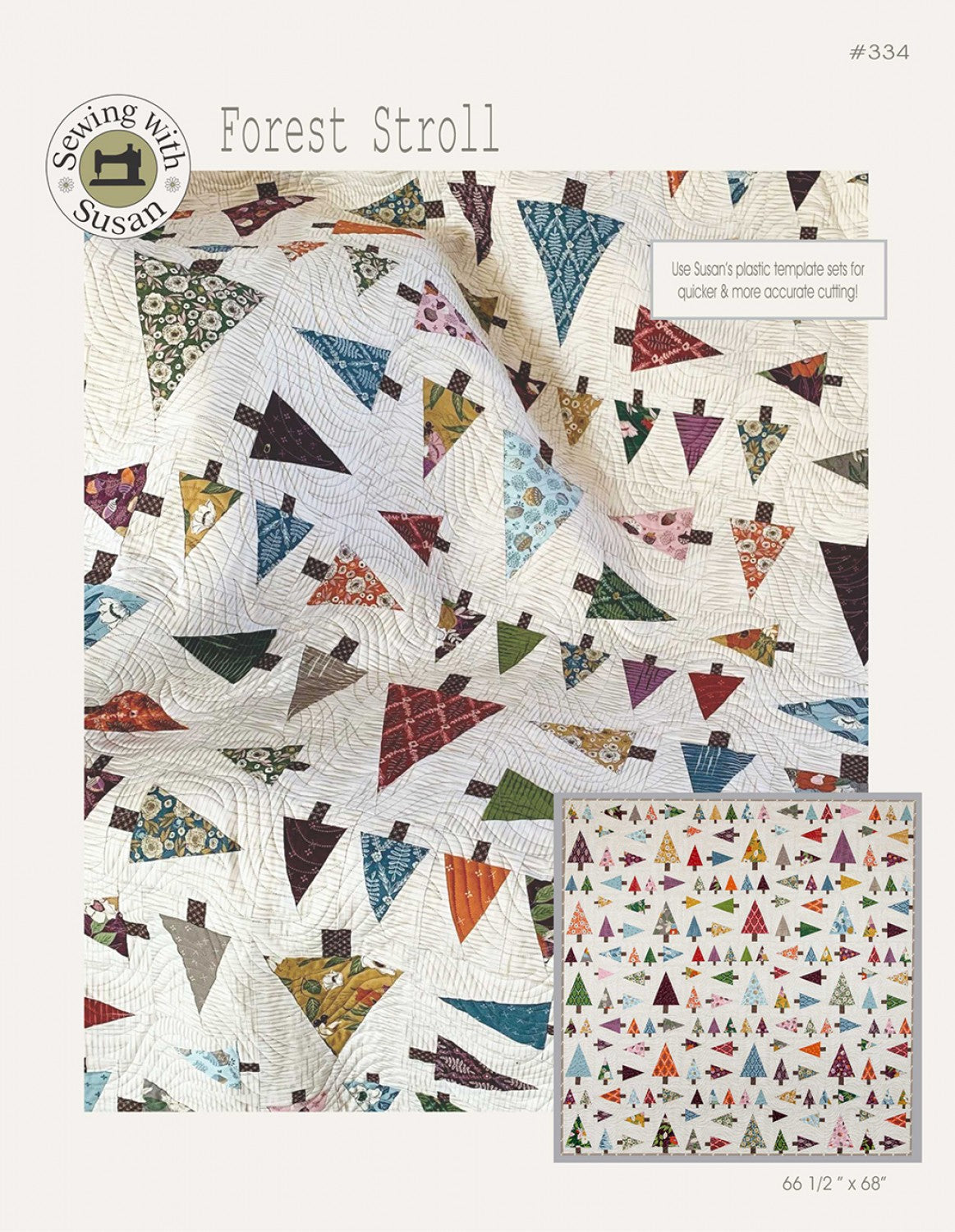 Forest Stroll Quilt Pattern by Susan Marth for Suzv Quilts