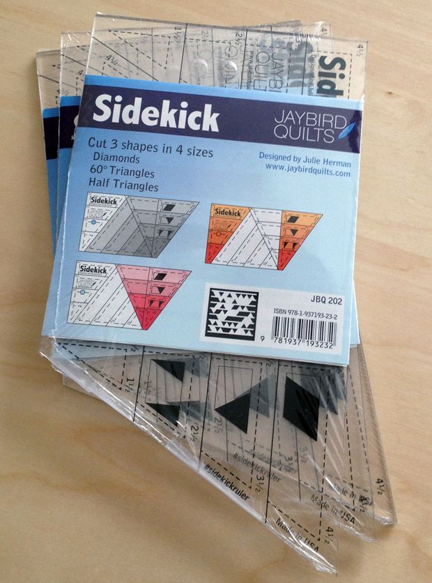 Sidekick Quilt Ruler by Julie Herman of Jaybird Quilts